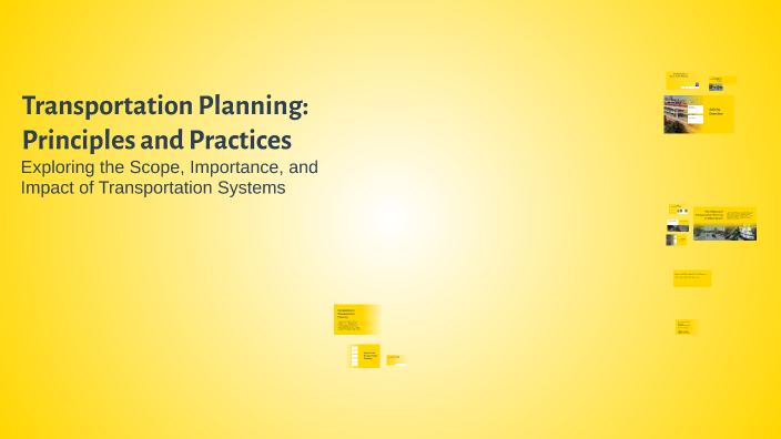 Transportation Planning: Principles and Practices by Theophilus Kiprono ...