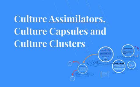 Culture Assimilators, Culture Capsules and Culture Clusters by Adriana ...