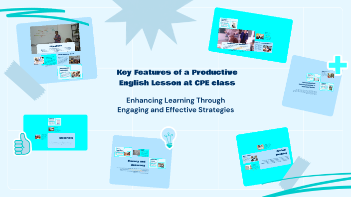 Key Features of a Productive English Lesson at Advanced Level by Vito ...