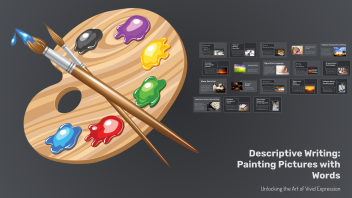 i want to create a presentation about descriptive writing. by Rayyan ...