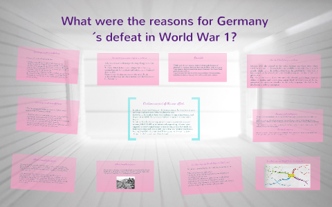 What were the reason for Germany defeat in WW1 by Isabela Vinces on Prezi
