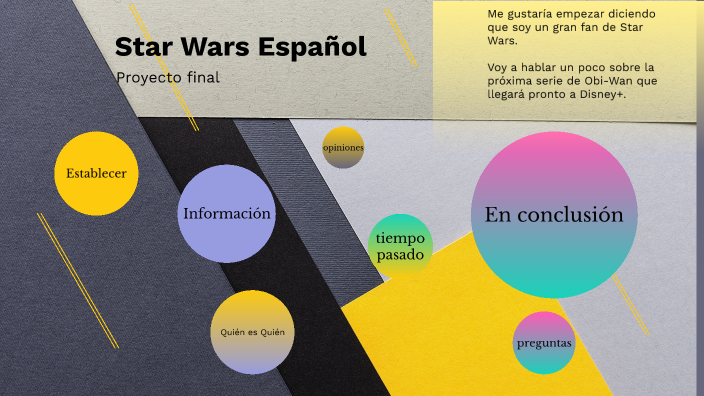 Star Wars Spanish by Allen Green on Prezi