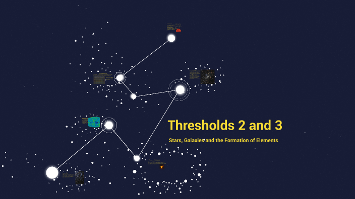Thresholds 2 and 3: Stars, Galaxies and the Formation of Elements by MJ ...