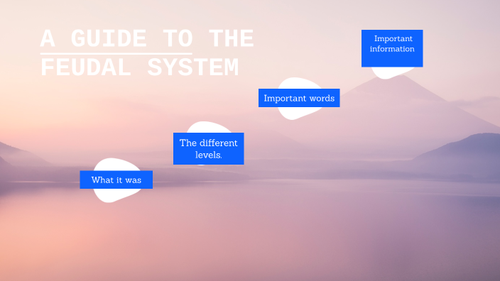 A guide to the feudal system by Malachi Kehler on Prezi