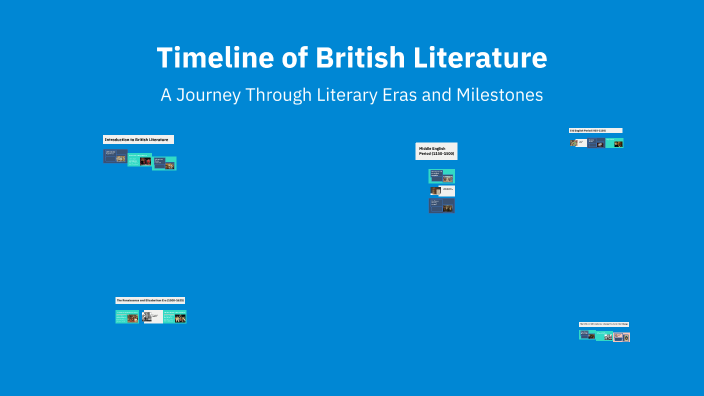 Timeline of British Literature by Makey Jones on Prezi