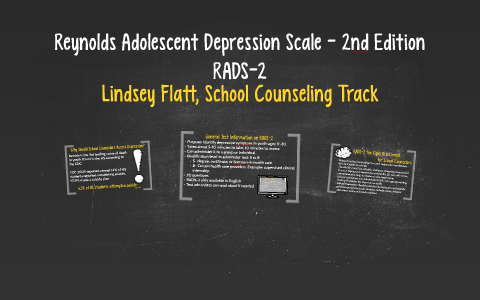 Reynolds Adolescent Depression Scale - 2nd Edition by Lindsey Flatt on ...