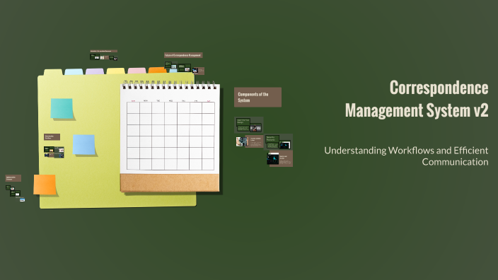 Correspondence Management System v2 by hassan elsayed on Prezi