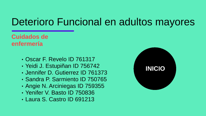 Cuidados de Enfermería en la mejora del deterioro funcional en adultos mayores by laura cast on ...
