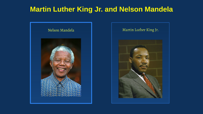 Martin Luther King Jr. and Nelson Mandela by Mairead O