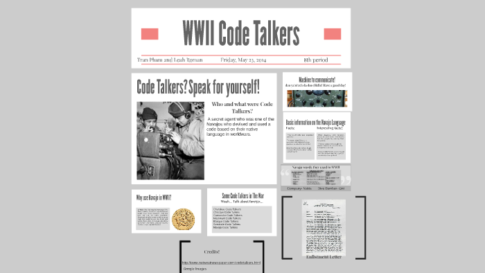 WWII Code Talkers by Leah Roman on Prezi
