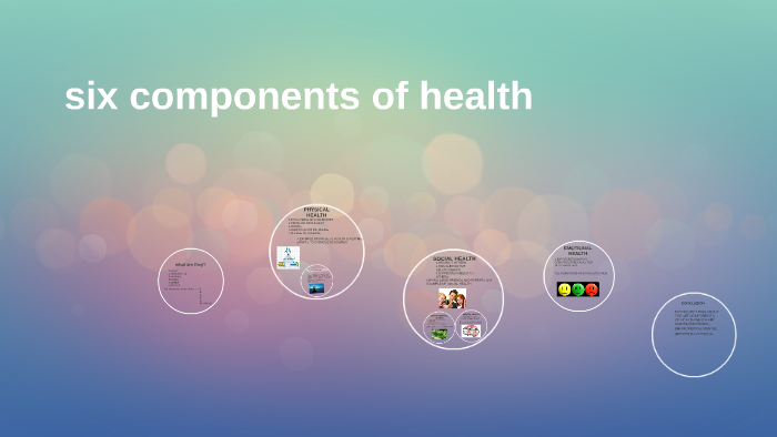 six components of health by Tyler Rice on Prezi