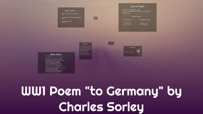 WW1 Poem "to Germany" by emma kaminski on Prezi