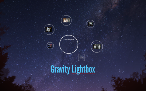 Gravity Lightbox by Giselle Robles