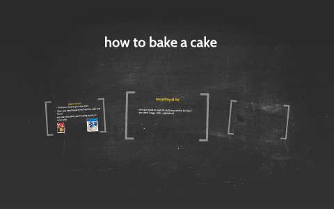 how to bake a cake by on Prezi