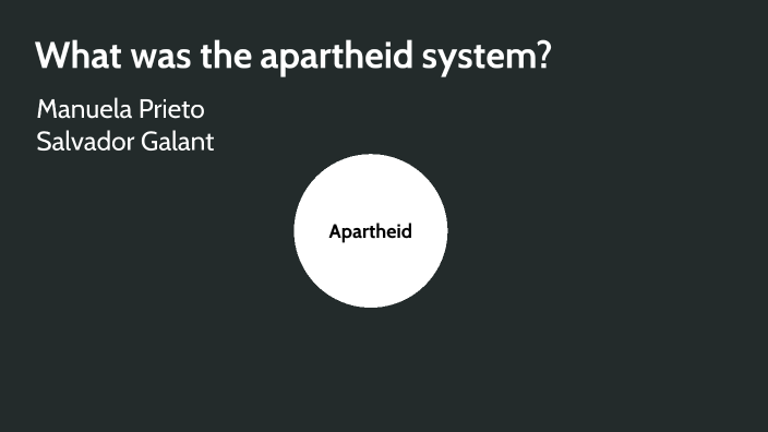 What was the apartheid system? by Manuela Prieto on Prezi