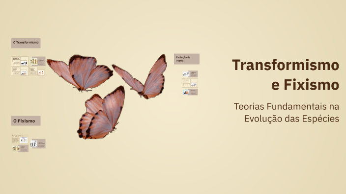 Transformismo e Fixismo by Giovanna Damasceno Da Cruz on Prezi