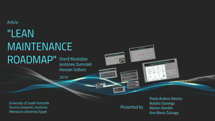 LEAN MAINTENANCE ROADMAP by Marlon Rendón Velandia on Prezi