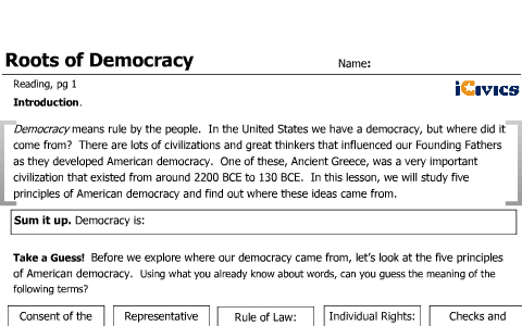 Roots of Democracy by Christine Aiken on Prezi