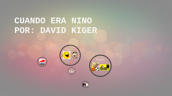 CUANDO ERA NINO by David Kiger on Prezi