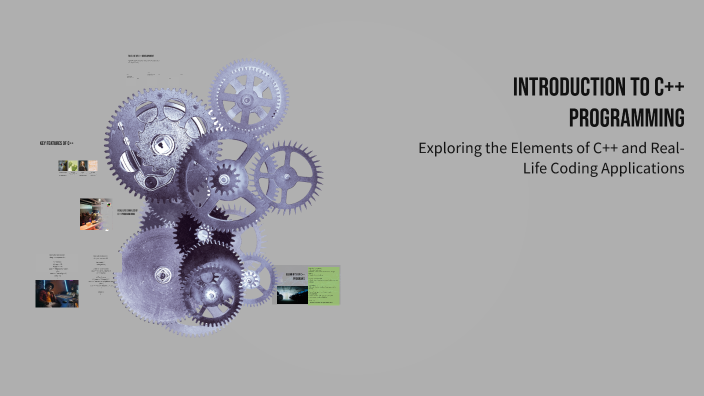 Introduction to C++ Programming by Geno kadwin on Prezi