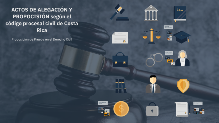 ACTOS DE ALEGACIÓN Y PROPOCISIÓN según el código procesal civil de ...