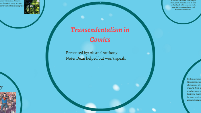 Transendentalism in Comics by Dean Snowden on Prezi