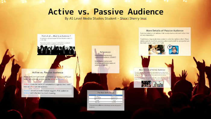 Active vs. Passive Audience by Imai Shiori on Prezi