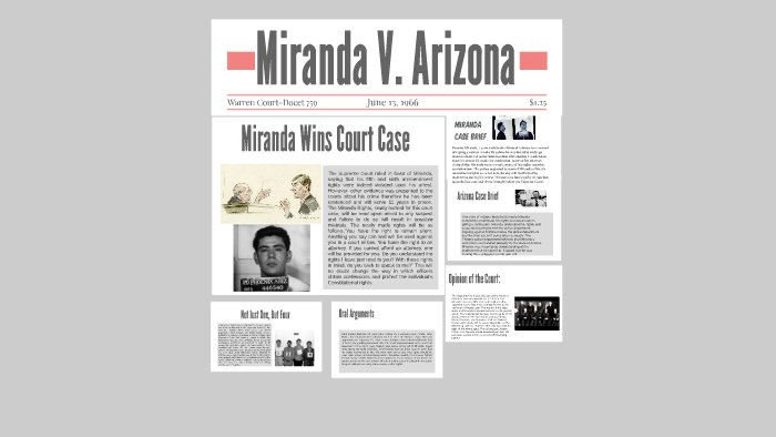 Miranda V. Arizona by aleena edwards on Prezi