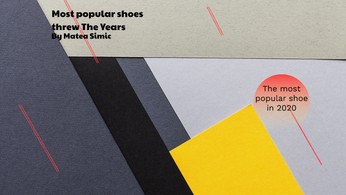 Most popular Shoes threw The Years by Matea Simic on Prezi