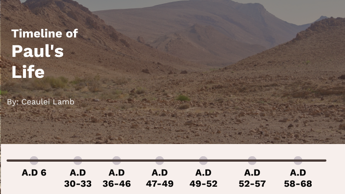 Timeline of Paul's Life by Ceaulei Lamb-Jones on Prezi