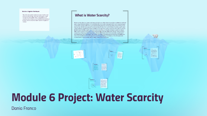 Module 6: Water Scarcity by Dania Franco