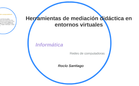 Herramientas de mediación didáctica en entornos virtuales by Ross San on Prezi