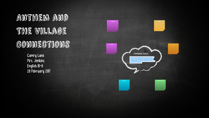 Anthem and THe Village Connetions by Camry Lane on Prezi