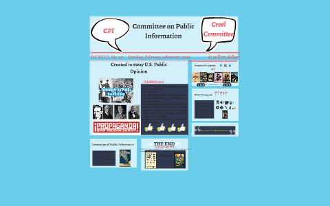Committee on Public Information by Hello Goodbye on Prezi