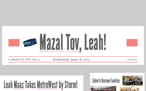 Mazal Tov, Leah! by Aliza Caplan on Prezi