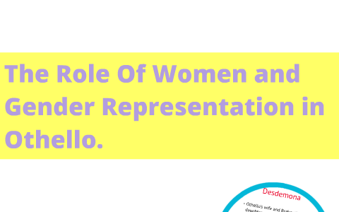 The Role Of Women and Gender Representation in Othello. by Christina ...