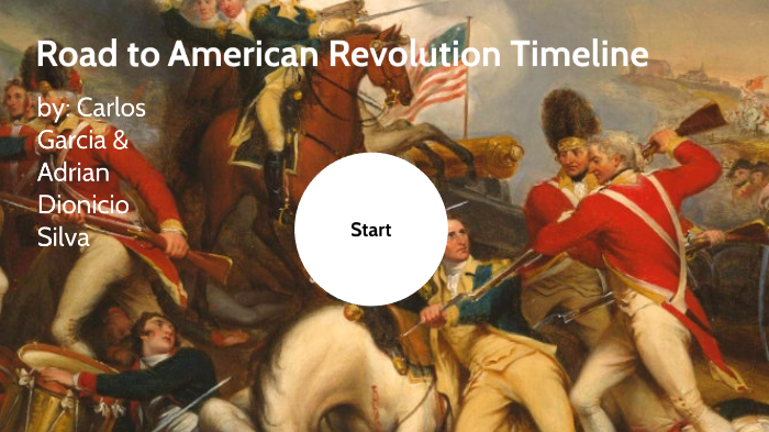 Road to American Revolution Timeline by A S