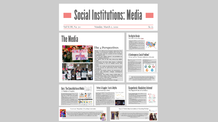 Social Institutions Media by on Prezi