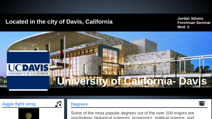 University of California- Davis (UC Davis) by Jordan Stivers on Prezi