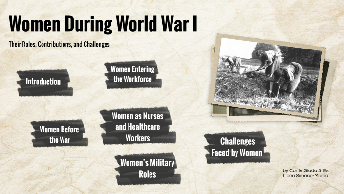 Women During World War I by giada conte on Prezi