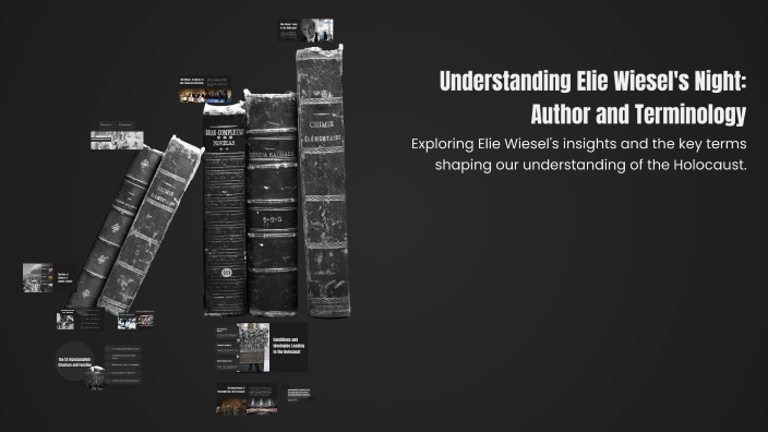 Understanding Elie Wiesel's Night: Author and Terminology by Aidan Ho ...