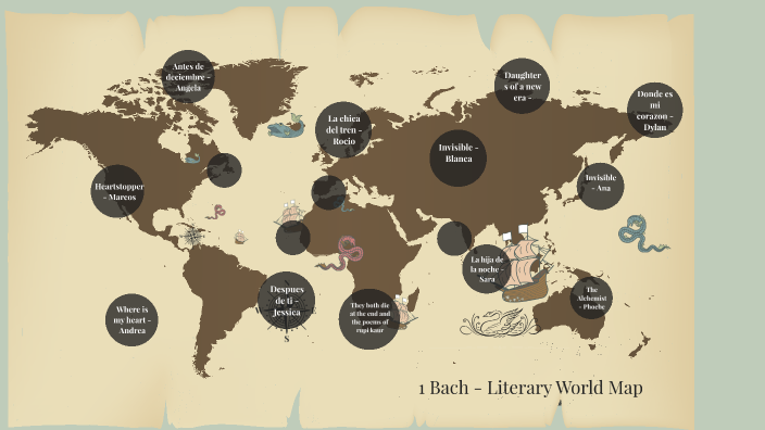 Literary World Map by Phoebe Dwyer on Prezi