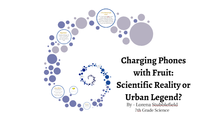 Charging Phones with Fruit? Science Fair Project by Lorena Stubblefield ...