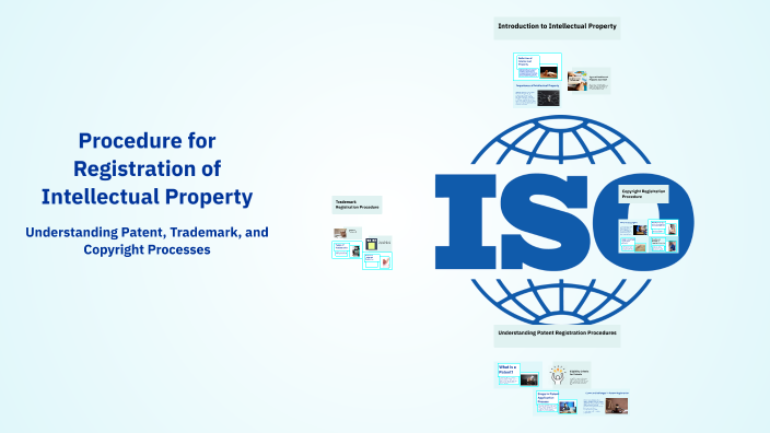 Procedure for Registration of Intellectual Property by Sadiya Sultana ...