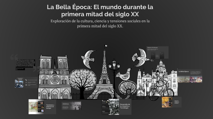 La Bella Época: El mundo durante la primera mitad del siglo XX by renis ...