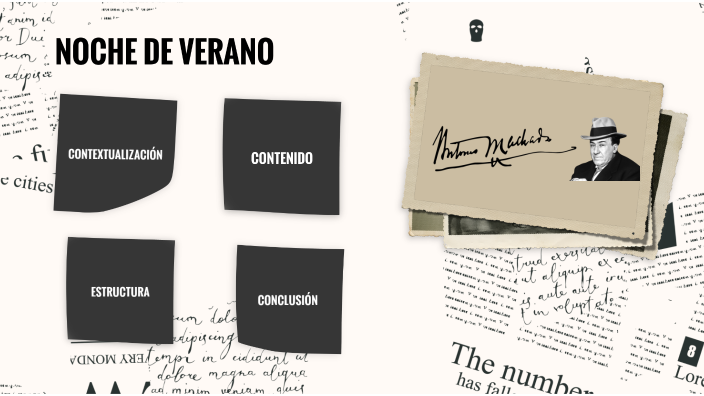 Noche de verano Antonio Machado by carlota ibarzabal on Prezi