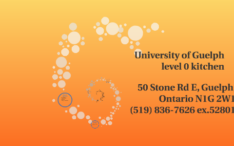 University of guelph level 0 kitchen by christianna bentley on Prezi