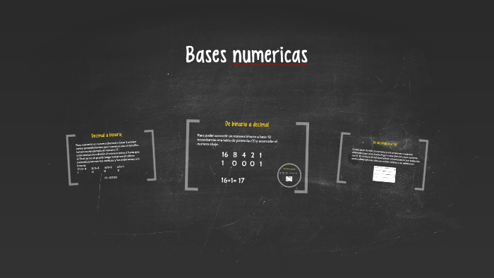 Bases numericas by Ale Duana on Prezi