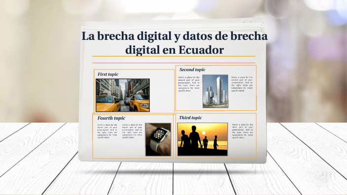 La brecha digital y datos de brecha digital en Ecuador by SARA MUÑOZ on ...