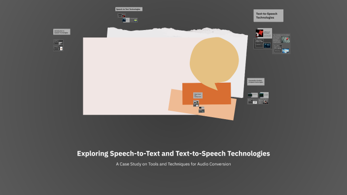 Exploring Speech-to-Text and Text-to-Speech Technologies by Yoichi on Prezi